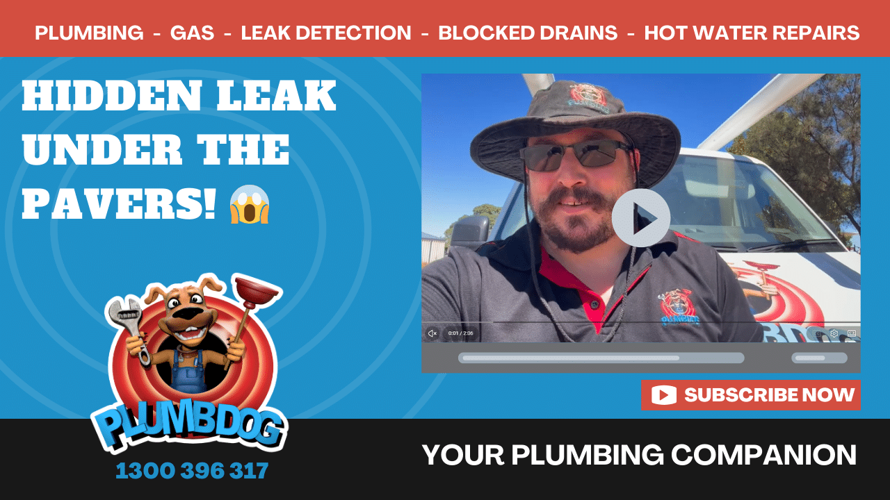 Burst Pipe Under Driveway Repair | Leak Detection Perth | Plumbdog
